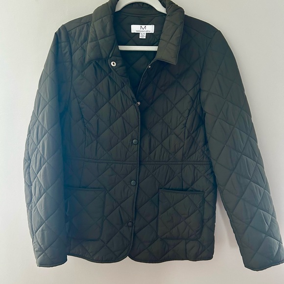 Magaschoni | Jackets & Coats | Magaschoni Quilted Jacket Dark Green ...
